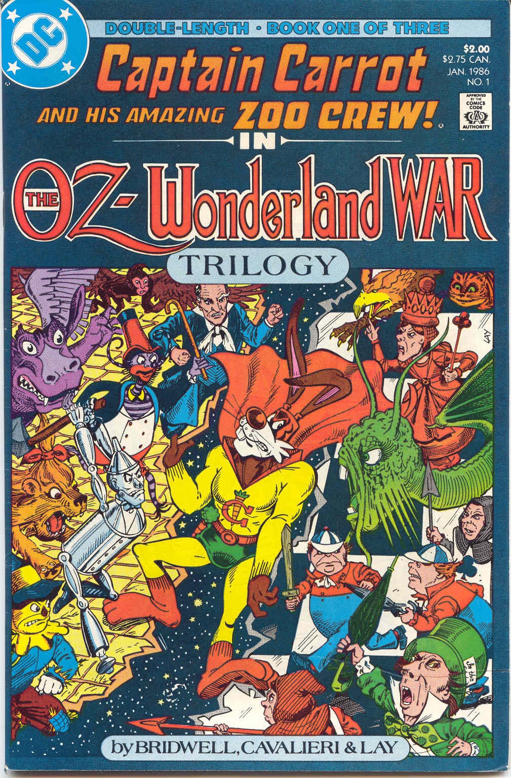 The OZ-Wonderland War #1 Featuring: Captain Carrot and his Amazing Zoo ...