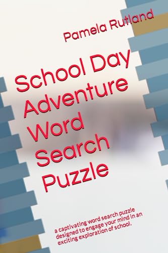 School Day Adventure Word Search Puzzle: a captivating word search ...