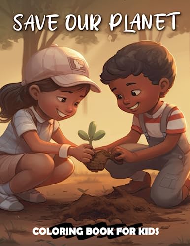 Save Our Planet Coloring Book For Kids: Immerse Yourself in 30 Vibrant ...