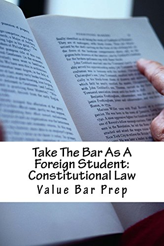 Take The Bar As A Foreign Student: Constitutional Law e book (e ...