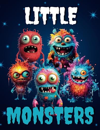 Little Monsters: Adorable Coloring Book Of A Cute Lovely Monsters for ...