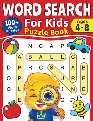 Word Search For Kids Puzzle Book: 100+ Word Puzzles | Fun Challenges ...