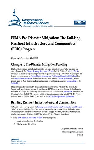 FEMA Pre-Disaster Mitigation: The Building Resilient Infrastructure and ...