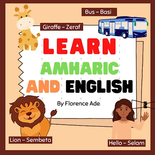 Learn Amharic and English: Bilingual Book designed to teach your child ...