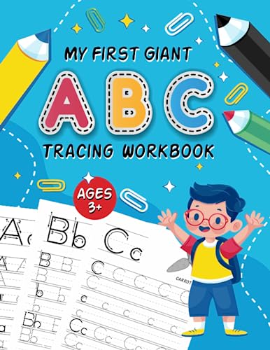 My First Giant Tracing Workbook: Learn To Write Alphabet Line Tracing ...