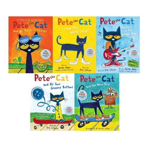 Pete the Cat Series 5 Books Collection Set by Eric Litwin | Goodreads