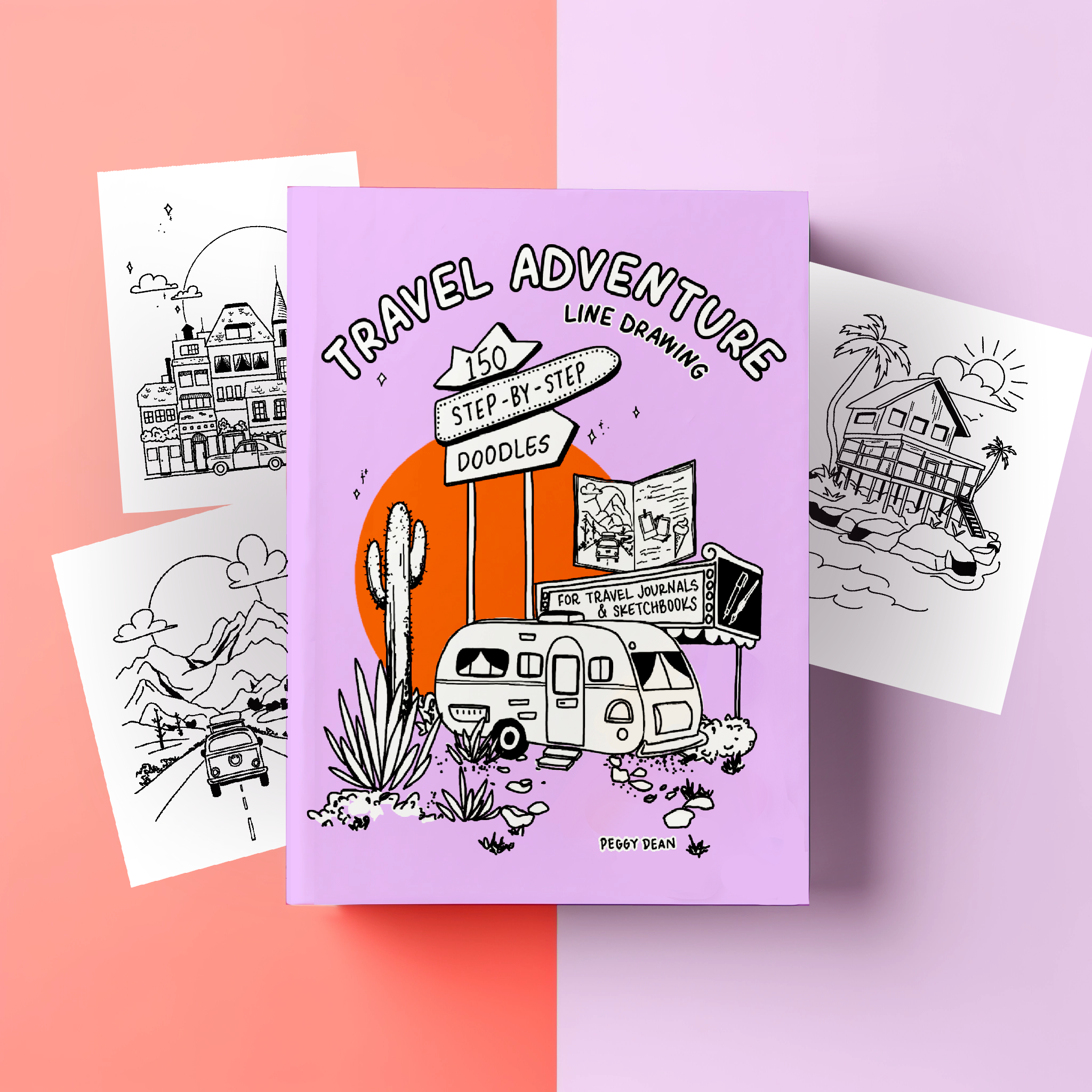 Travel Adventure Line Drawing by Peggy Dean | Goodreads