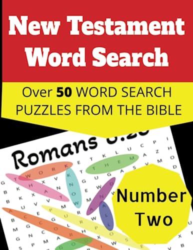 Bible Word Search: New Testament Book 2: Puzzles Based on Bible Verses ...