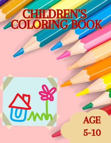 Children's Coloring Book: Easy Coloring Book with big pictures to color ...