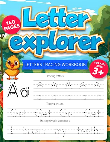 Letter Explorer: Letters Tracing Workbook.: Interactive Workbook for ...