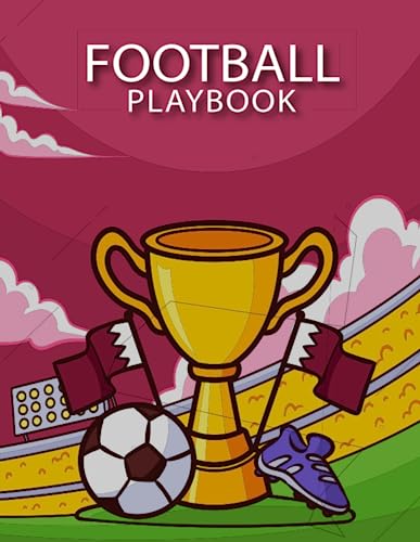 Football Playbook: Football Full & Half Filed Diagrams for Coaching ...