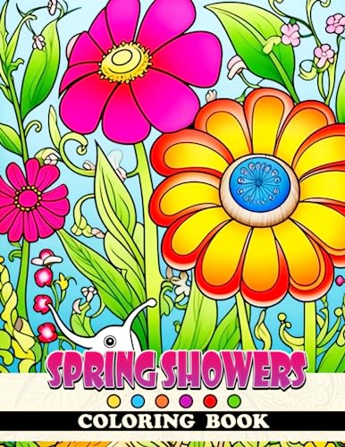Spring Showers Coloring Book: A Delightful Coloring Book for Kids ...