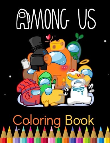amon.g us coloring book: A Coloring Book for Kids Ages 4-7,8-12, Boys ...