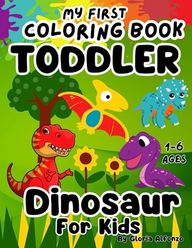 My First Doodle Coloring Book for kids: Coloring Book Dinosaur For ...