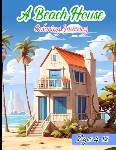 Beach Cottage Coloring Pages