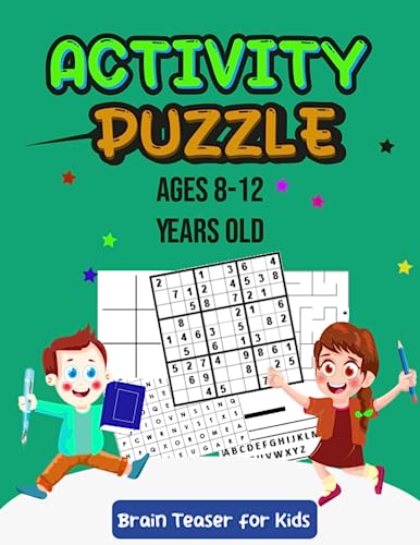 Activity Puzzle Brain Teaser for Kids Ages 8-12 Years Old: Sudoku ...