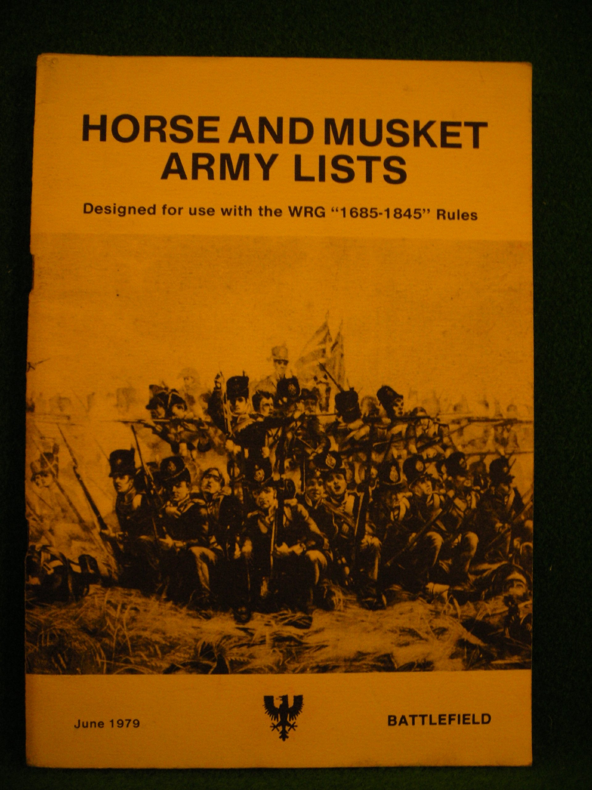 Horse and Musket Army Lists Designed for Use with the WRG "1685-1845 ...