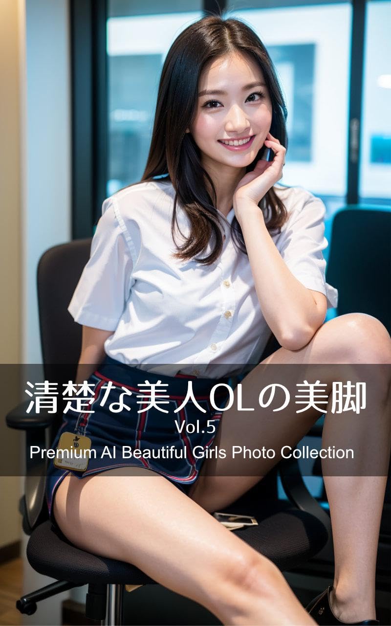The Beautiful Legs of Japanese Office Ladies Vol5 AI Gravure: 50 beautiful Legs of Japanese ...