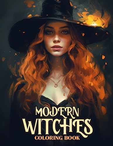 Modern Witches Coloring Book: Delve into 30 Mysterious Coloring Pages ...