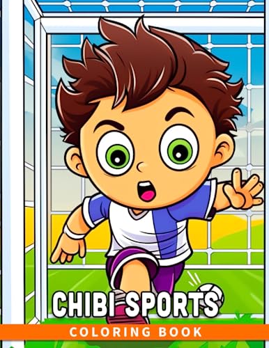 Chibi Sports Coloring Book: Color and Learn about Different Sports with ...