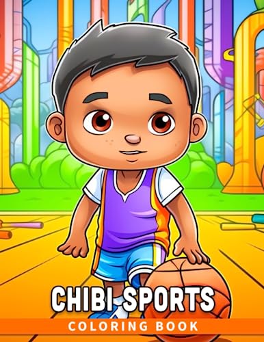 Chibi Sports Coloring Book: Color and Learn about Different Sports with ...