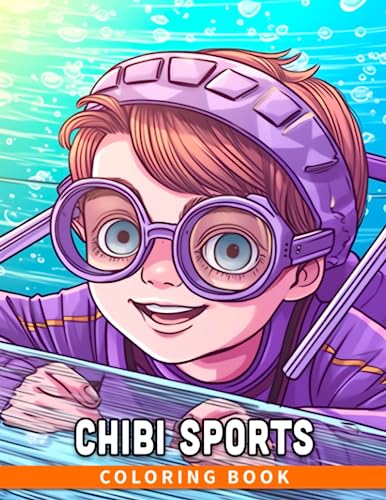Chibi Sports Coloring Book: Color and Learn about Different Sports with ...