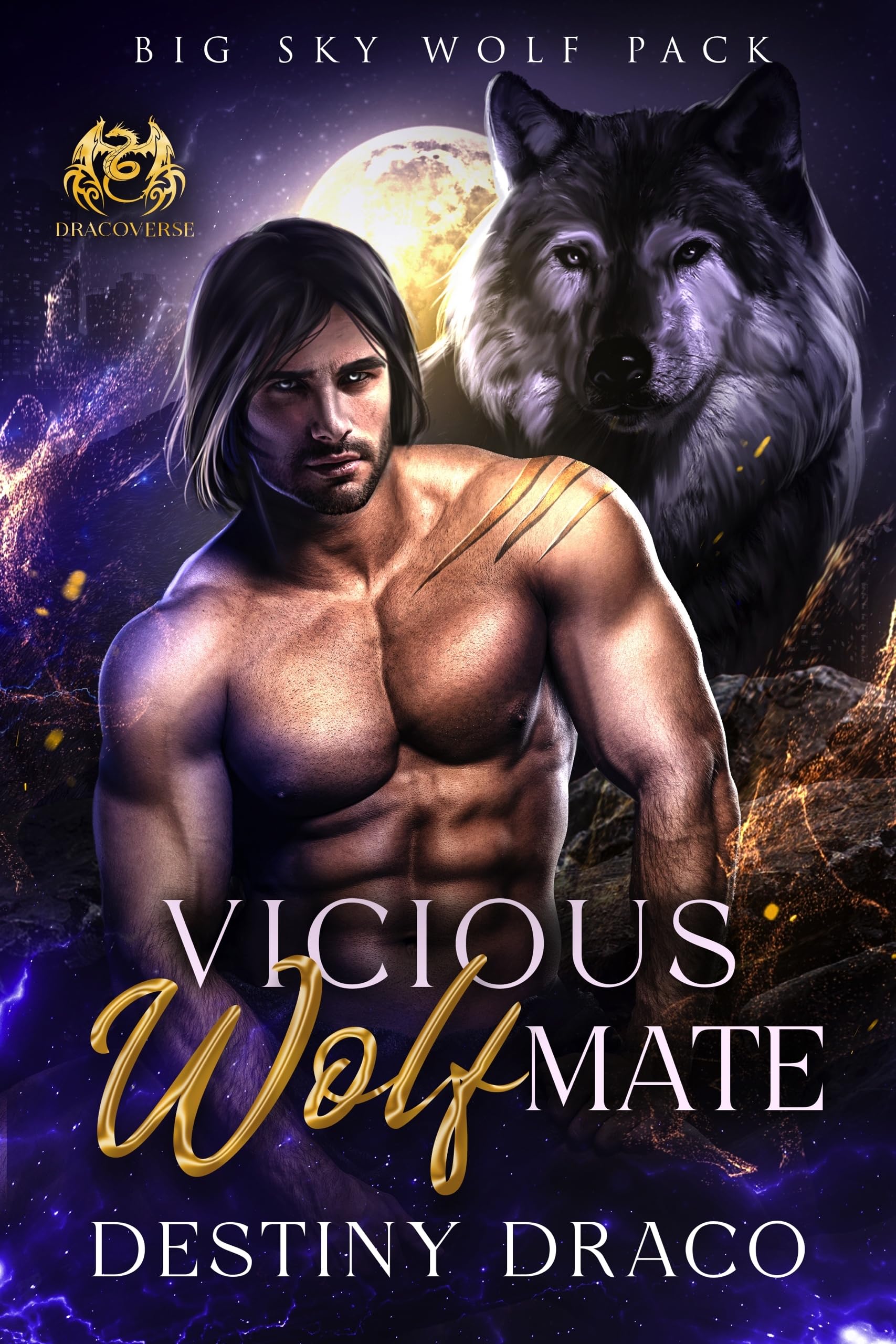 Vicious Wolf Mate: A Wolf Shifter Paranormal Romance by Destiny Draco ...