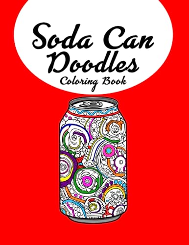 Soda Can Doodles Coloring Book: Abstract Pop Art Coloring Pages by ...