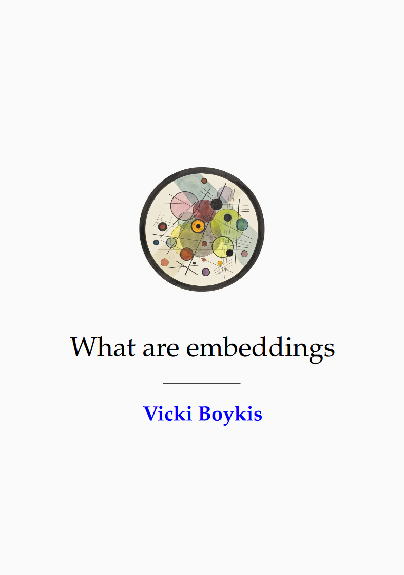 What are embeddings by Vicki Boykis | Goodreads