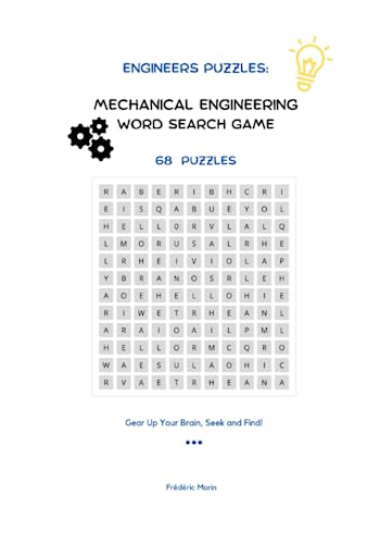 Engineers Puzzles: Mechanical Engineering Word Search Game by Frederic ...