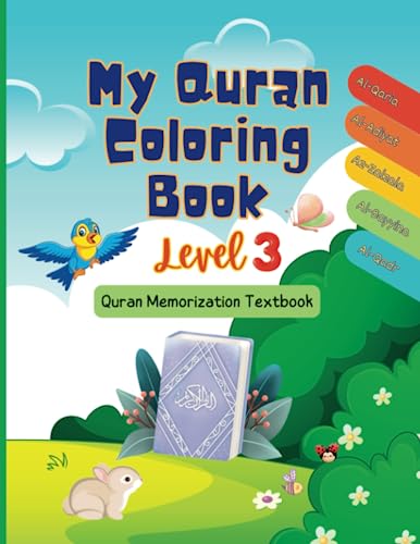 My Quran Coloring Book, Quran Textbook for Kids, Level 3: Quran ...