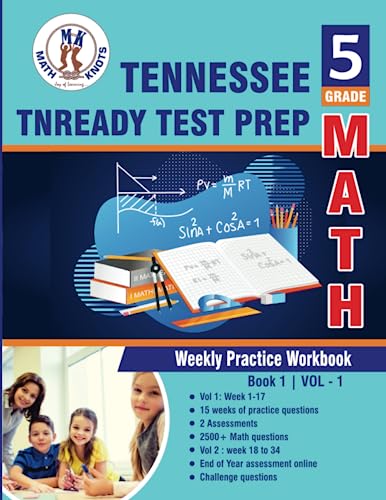5th Grade Math : Tennessee State (TNReady) Test Prep : Weekly Practice ...
