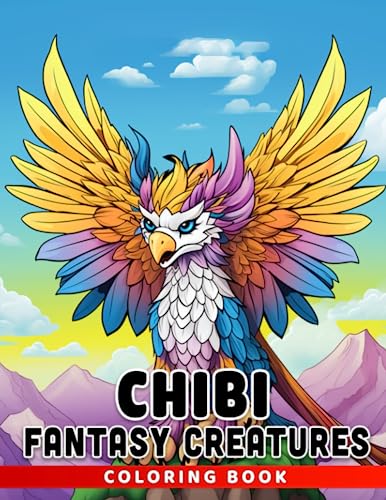 Chibi Fantasy Creatures Coloring Book: Unleash Your Imagination with ...