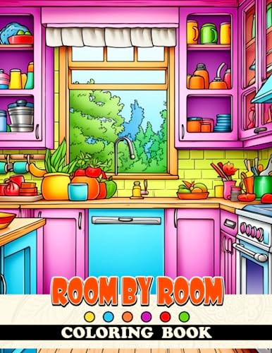 Room by Room Coloring Book: Explore Your Home and Color Your Way ...