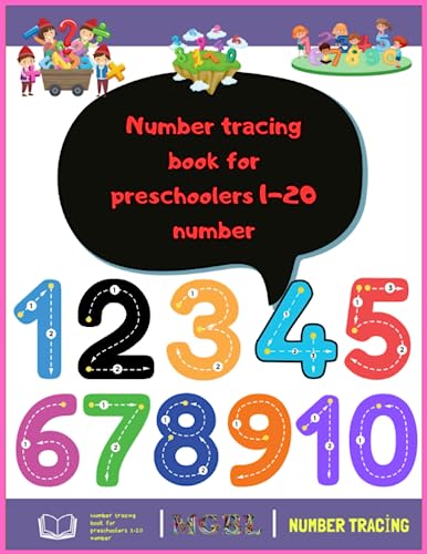 Number tracing book for preschoolers 1-20 number by MGBL | Goodreads