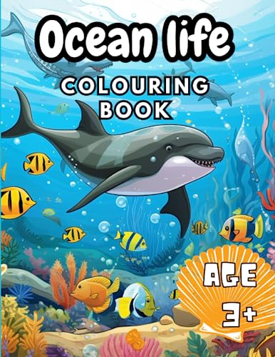 Ocean life colouring book: Colouring book for kids by Farfalla Books ...