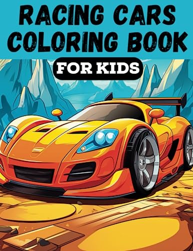 Zooming Adventures: Racing Cars Coloring Book for Kids | Sports and ...