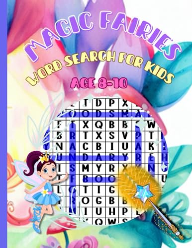 Magic Fairies word search and draw: Activity Book For Kids Age 8 -10 by ...