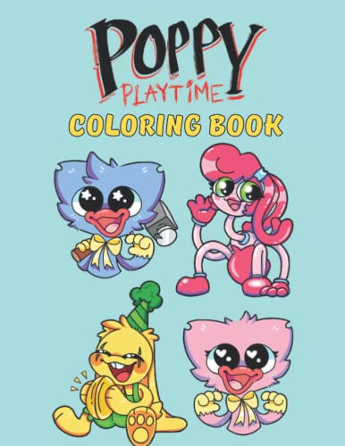 Poppy Playtime Coloring Book: Coloring Book With 60 Unique Poppy ...