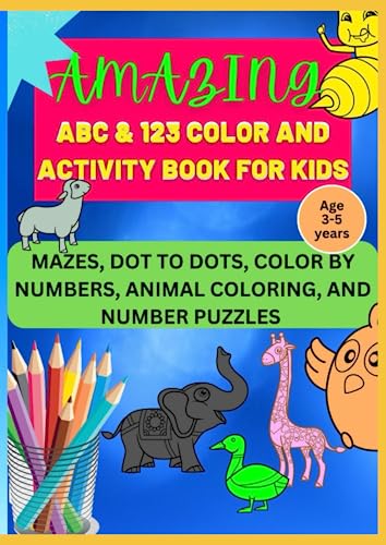 ABC & 123 color and activity book for kids 3-5years by Dom Onyeiwu ...