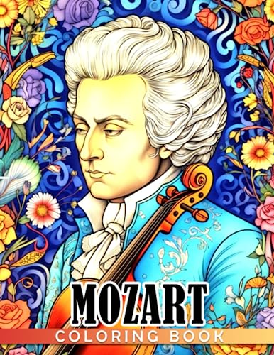 Mozart Coloring Book: The Greatest Composer In History Coloring Pages ...