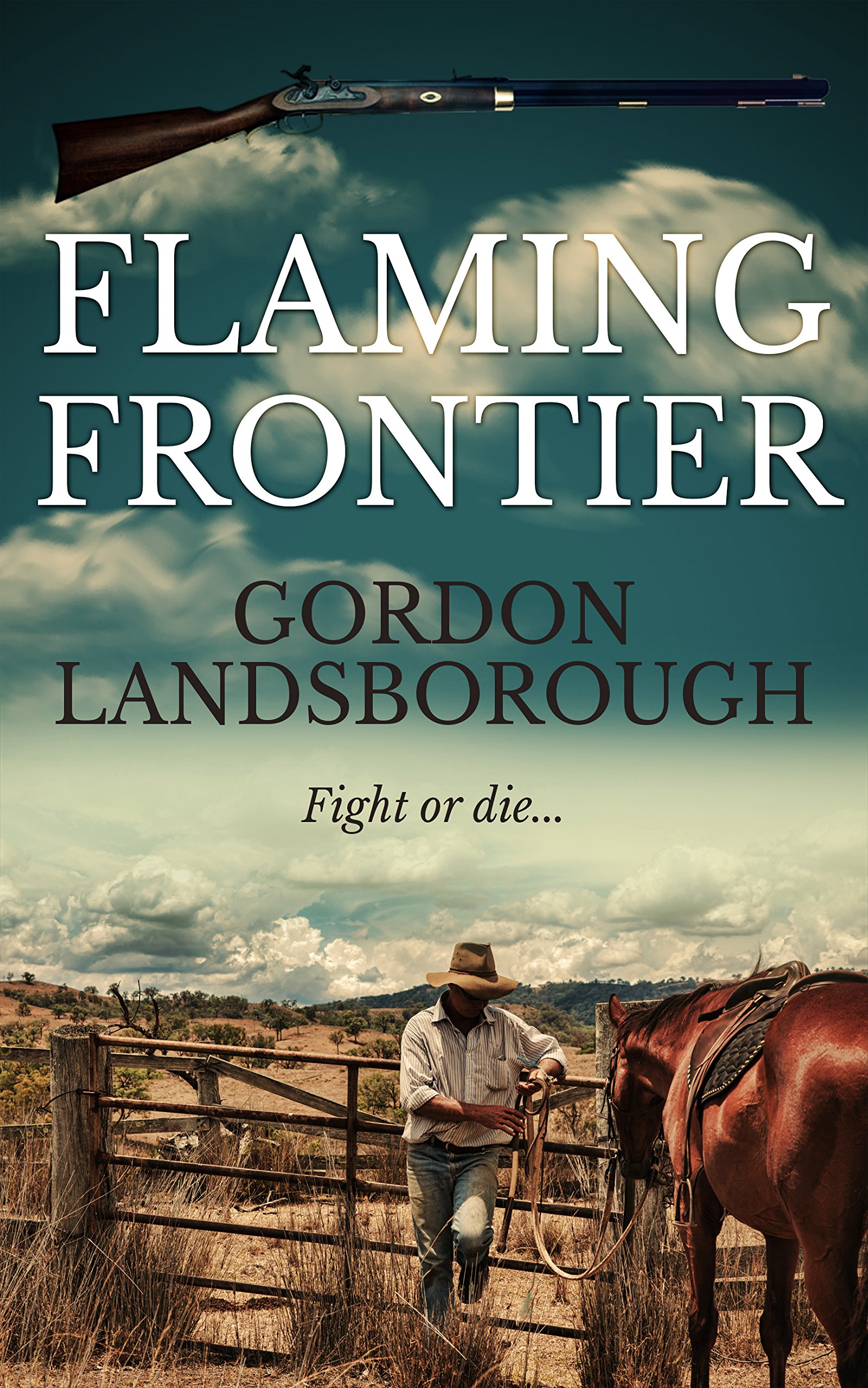 FLAMING FRONTIER a classic western adventure novel by Gordon ...