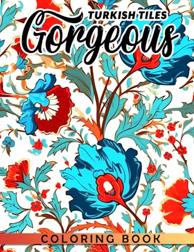 Gorgeous Turkish Tiles Coloring Book: Unique Designs Coloring Pages ...