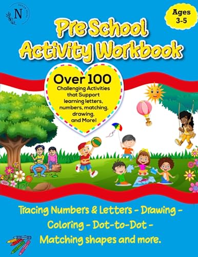 PreSchool Activities Workbook: Over 100 Challenging Activities that ...