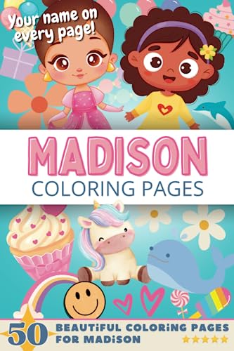 Madison Coloring Pages: Wow-Effect! Your name on every page - Madison ...