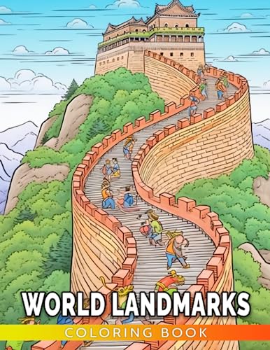 World Landmarks Coloring Book: A Fun and Educational Adventure for Kids ...