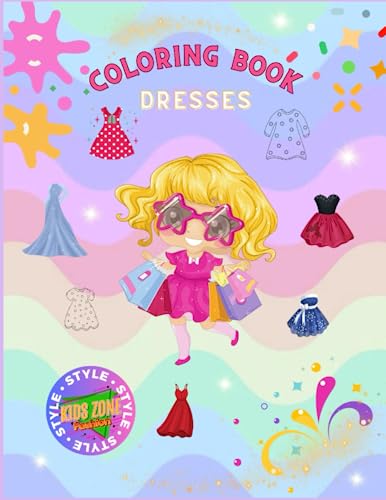 Coloring Book Dresses: Girls who are passionate about fashion by DRG ...