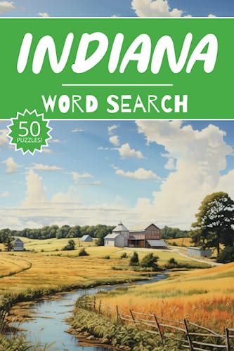 Indiana Word Search: 50 USA Puzzles, Word Find, Vocabulary Activity ...