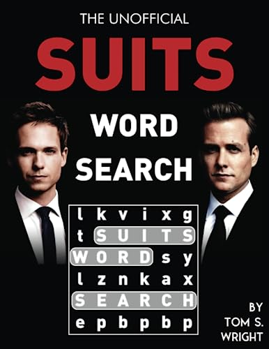 The Unofficial Suits Word Search: Large Print Word Search Puzzle Book ...