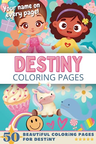 Destiny Coloring Pages: Wow-Effect! Your name on every page - Destiny ...